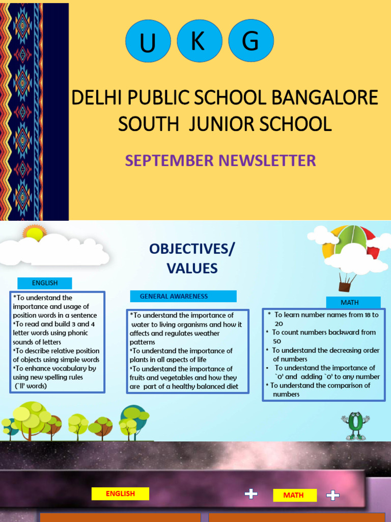 5852 Ukg September Newsletter 2022 | PDF | Applied Linguistics | Writing
