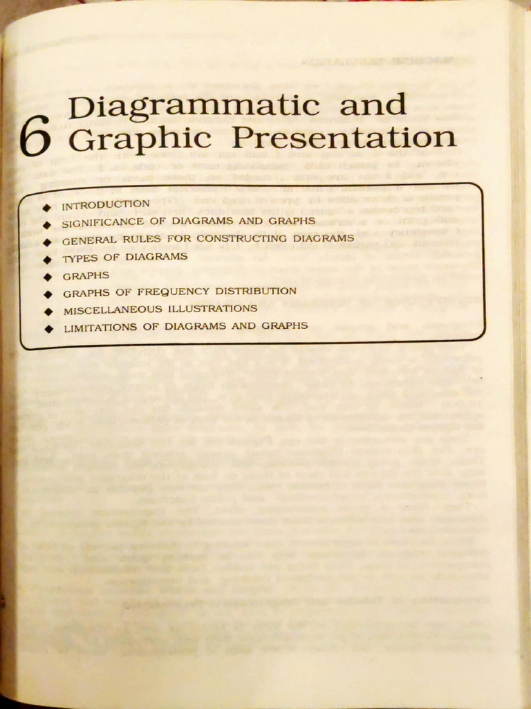 Diagrammatic and Graphic Presentation 1. | PDF
