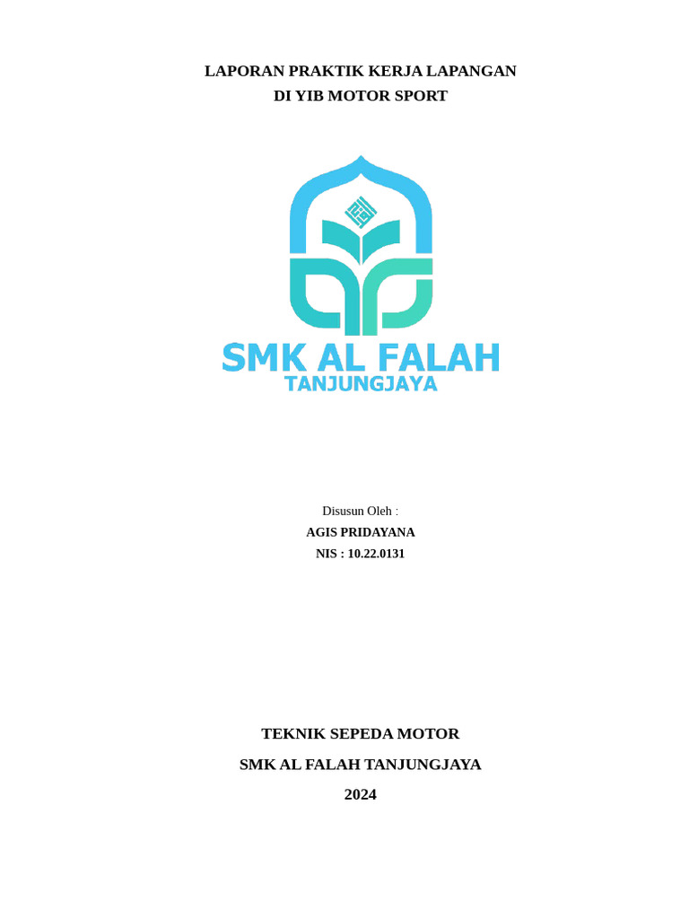 Laporan - PKL - Agis Pridayana TSM 2 | PDF