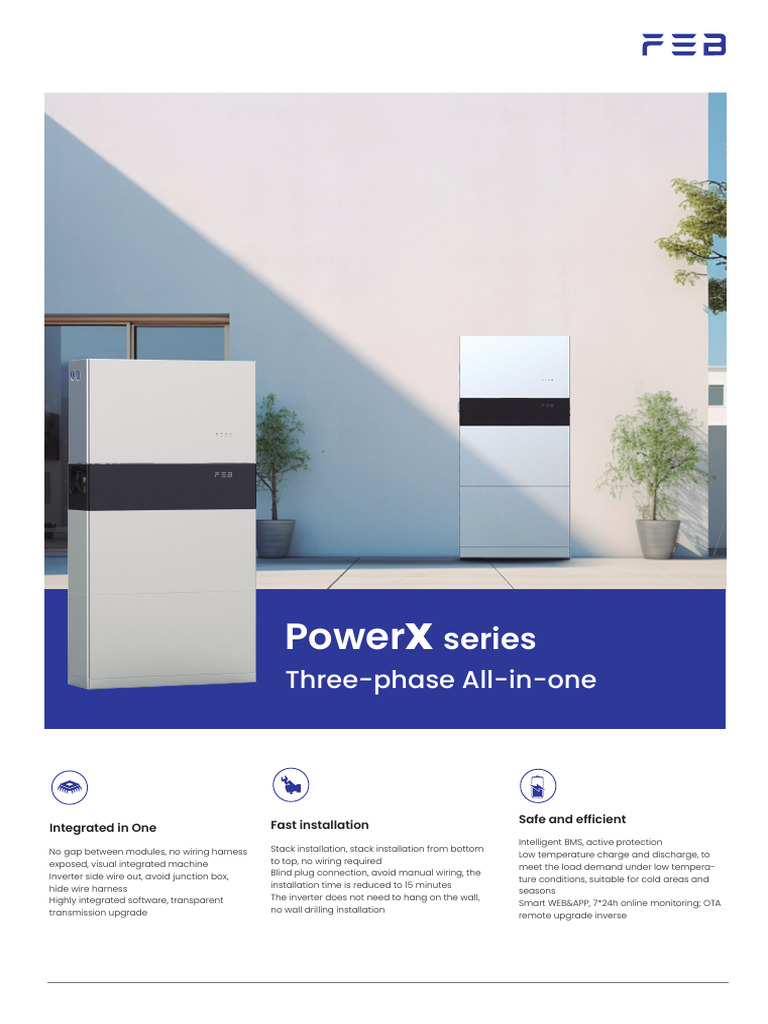 PowerX 3 Plus Flyer | PDF | Power Inverter | Photovoltaics