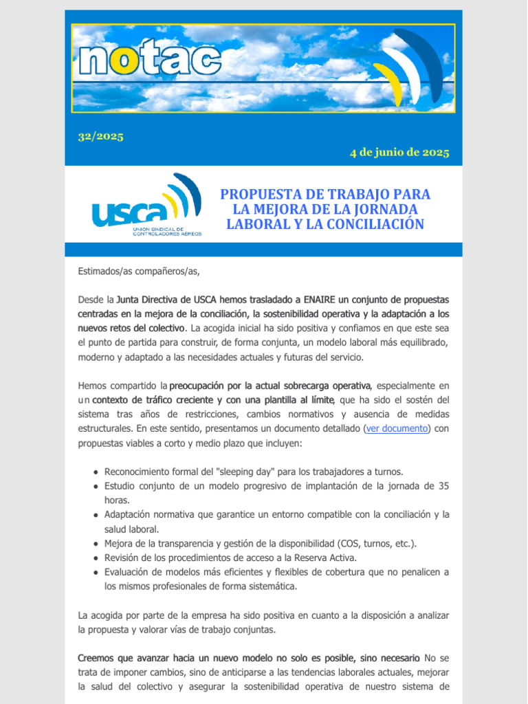 Notac 322025 Propuesta Mejora Conciliacion | PDF | Sustentabilidad
