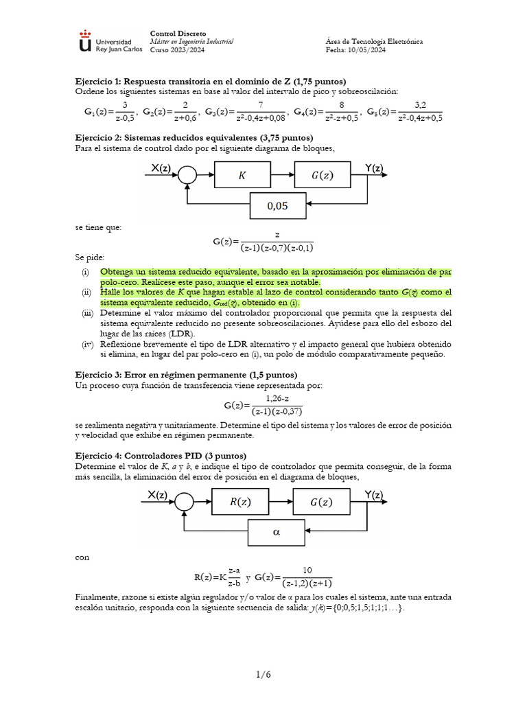 Resolución Examen Conv - Ordinaria CD MII 10MAY2024 | PDF | Matemáticas Aplicadas
