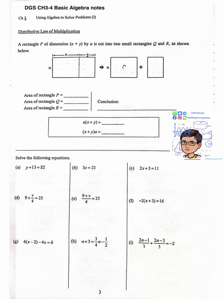 Dgs-Ch3-4-Basic-Algebra-Notes 2024-12-19 10 - 35 - 14 | PDF
