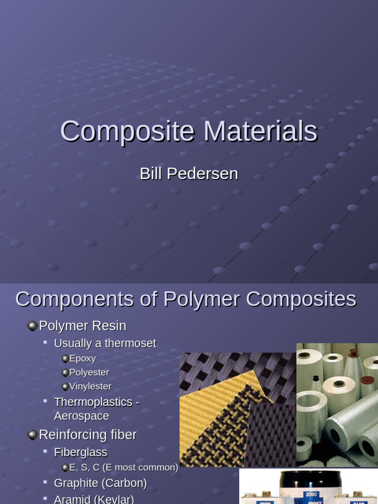 Lecture 24 - Composite Materials | PDF | Composite Material | Fiberglass