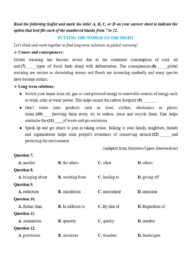 65. THPT Chuyên Hà Tĩnh & THPT Chuyên Phan Bội Châu - Nghệ an (Thi Thử TN THPT Năm 2025 Môn ...