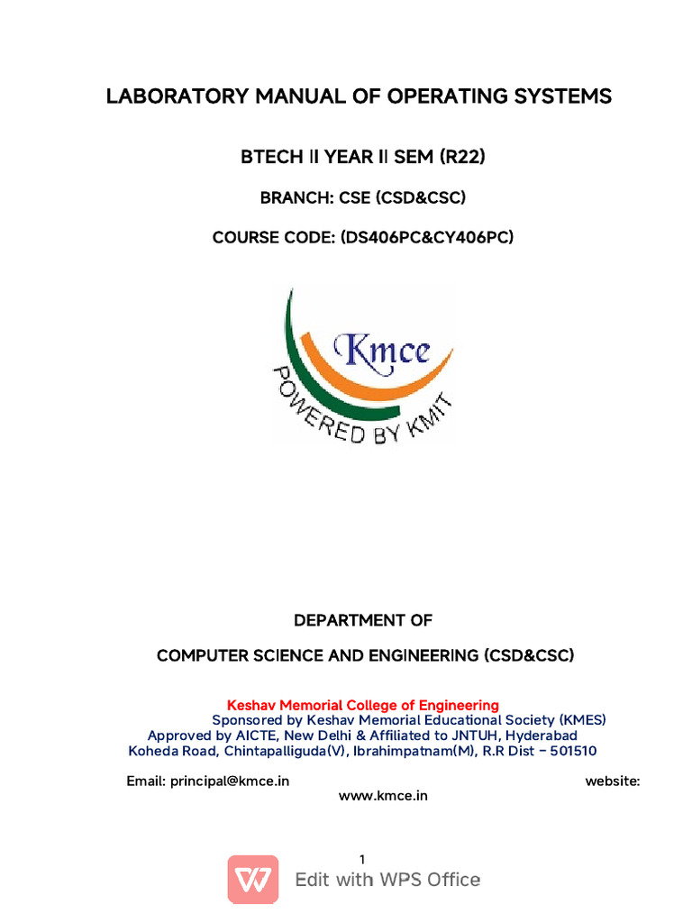 Updated Os Lab Manual 2025 | PDF | Concurrency (Computer Science) | Computer Programming