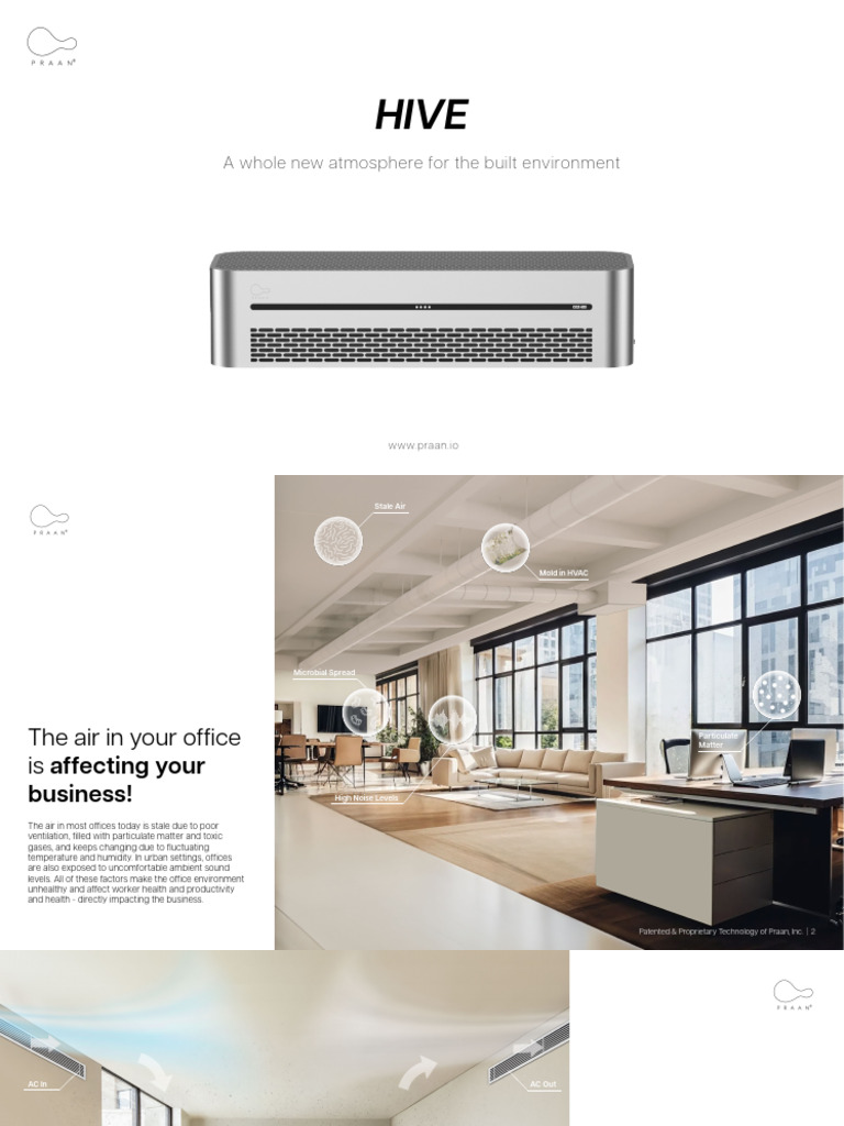 HIVE: Advanced Air Purification System | PDF | Atmosphere Of Earth ...