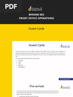 Stages of Guest Cycle | PDF | Payments | Hotel