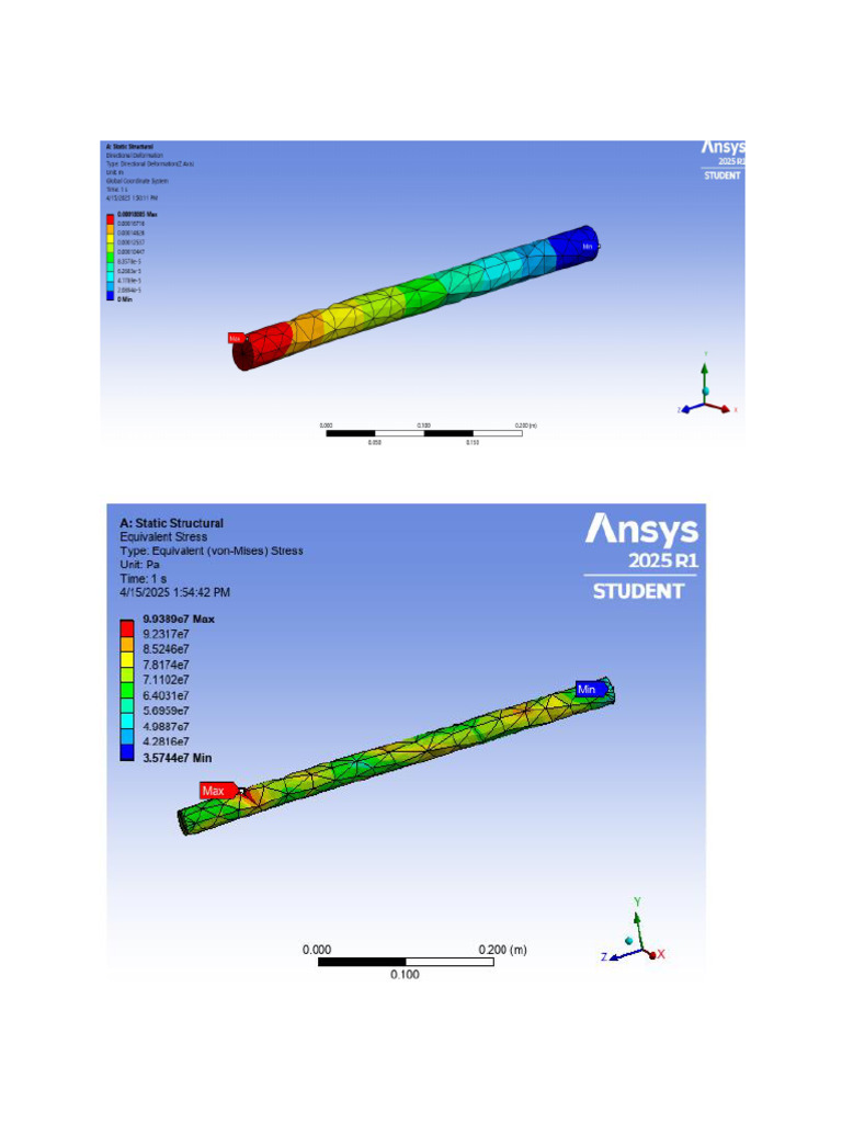 Ansys Workbench Lab Exp Printout | PDF | Stress (Mechanics ...