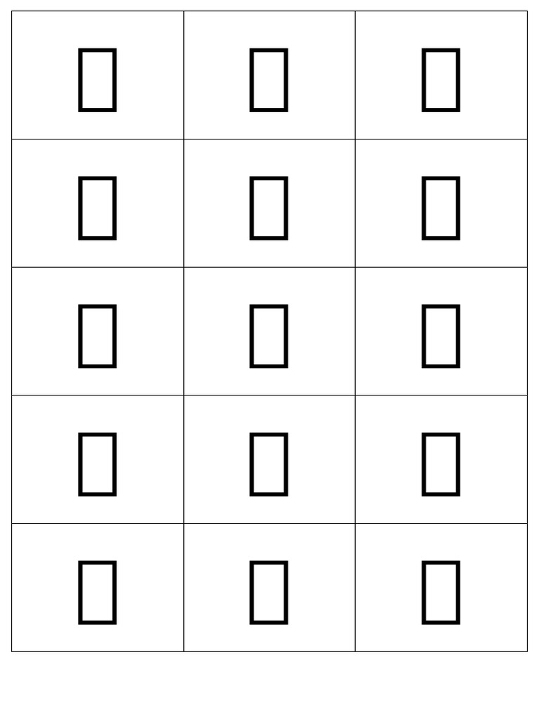 Flash Card Hiragana Romaji | PDF