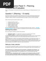 Hardest Questions in AS Level Physics 9702 | PDF