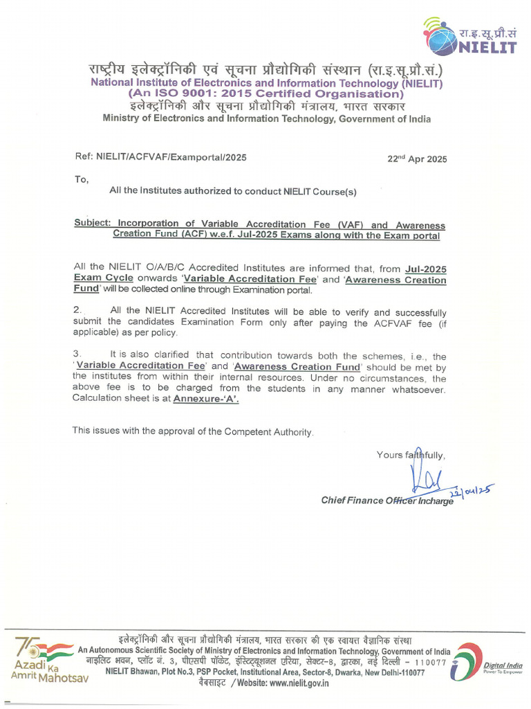 VAF ACF Policy | PDF