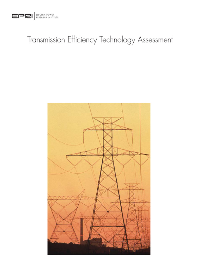 Epri Tr-line Efficiency | PDF | Electric Power Transmission | High ...