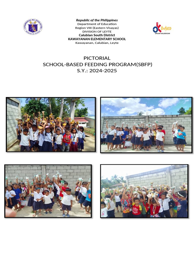 School-Based Feeding Program Report 2023-2024 | PDF | Nutrition | Diet ...