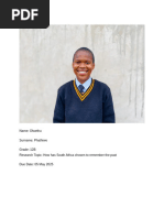 Grade 12 TRC Notes | PDF | Justice | Crime & Violence