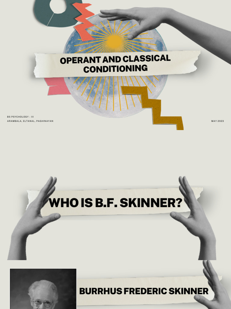 Operant and Classical Conditioning Rexinie Et Al | PDF | Classical Conditioning | Reinforcement