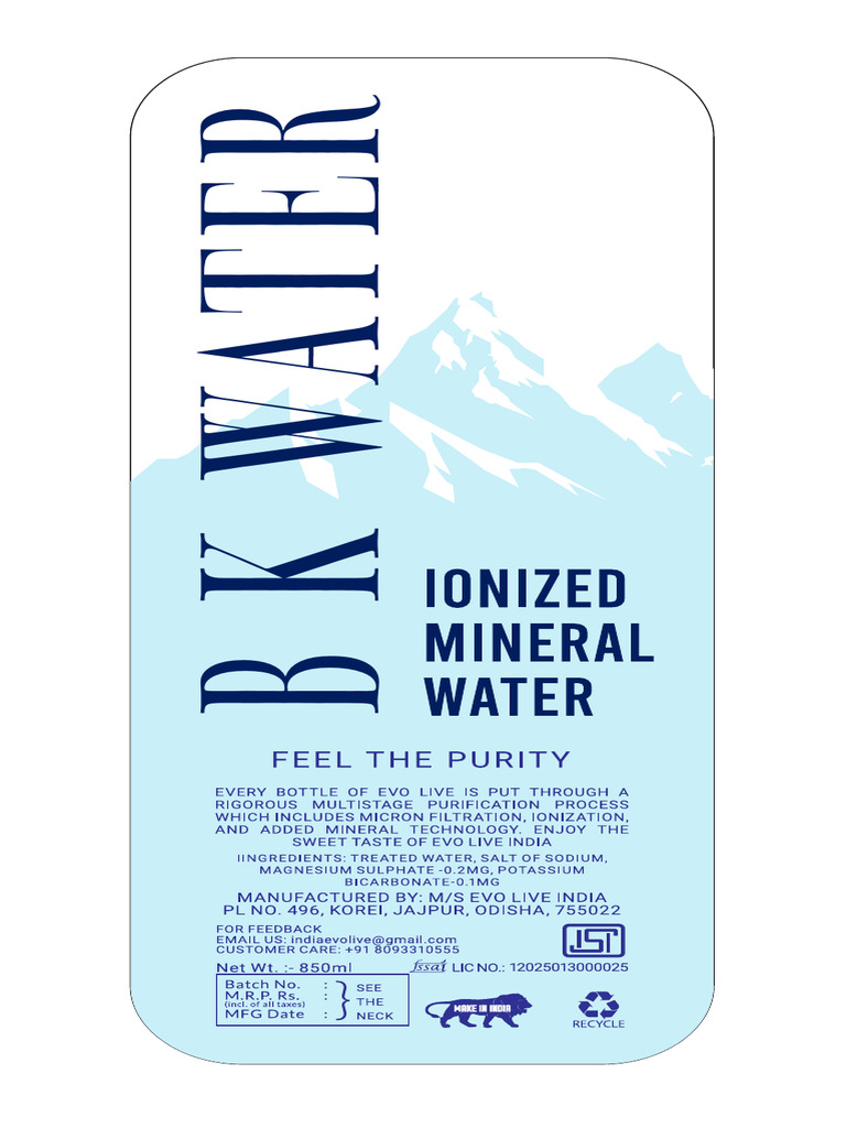 B.K. Water | PDF