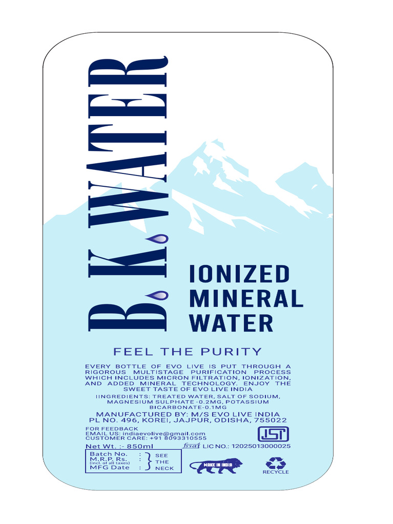 B.K. Water-1 | PDF