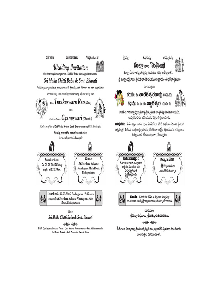 Eng Tel Tarakeswara Rao-1 | PDF