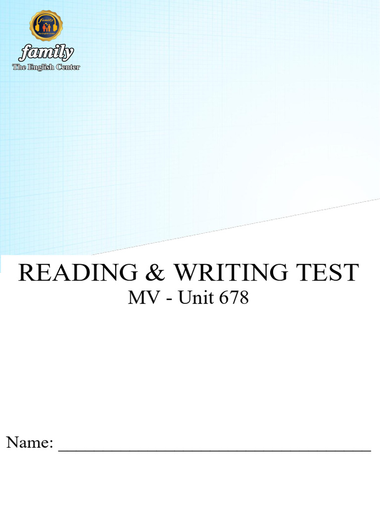 Test U678 | PDF