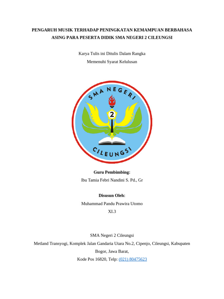 KTI Muhammad Pandu Prawira Utomo | PDF