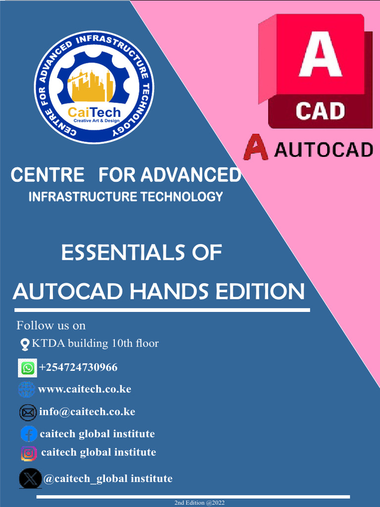 Autocad Essentials Cover Page | PDF