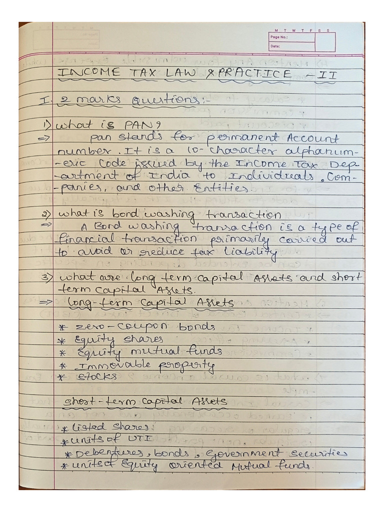 It - Question Paper Answers | PDF