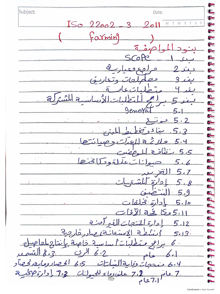 ISO 22002 Part 3 Farming | PDF