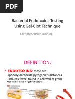 Bacterial Endotoxin Test Procedures | PDF | Assay | Concentration