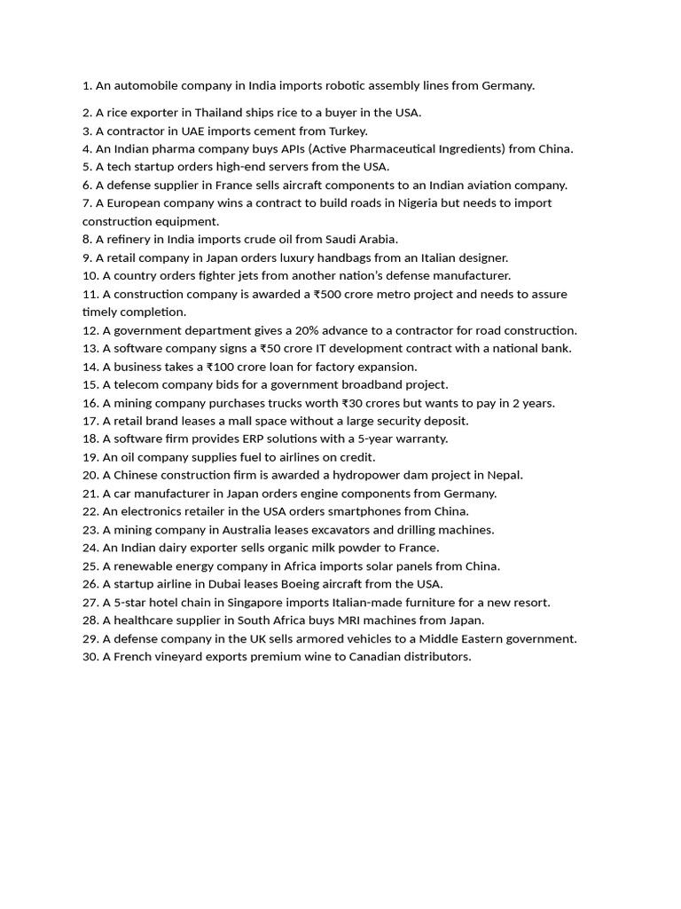 Examples - LC & BG | PDF
