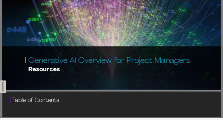 Generative AI Overview For Project Managers | PDF