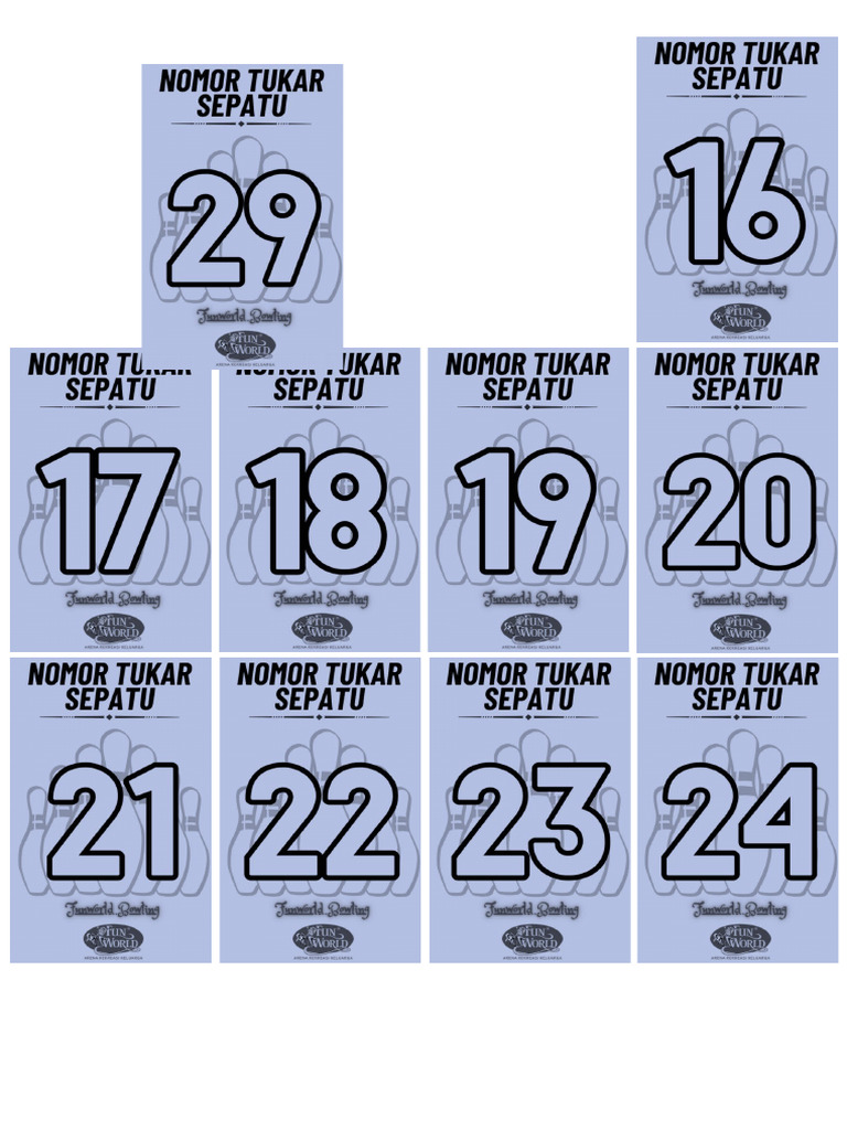 Nomor Loker Sepatu | PDF