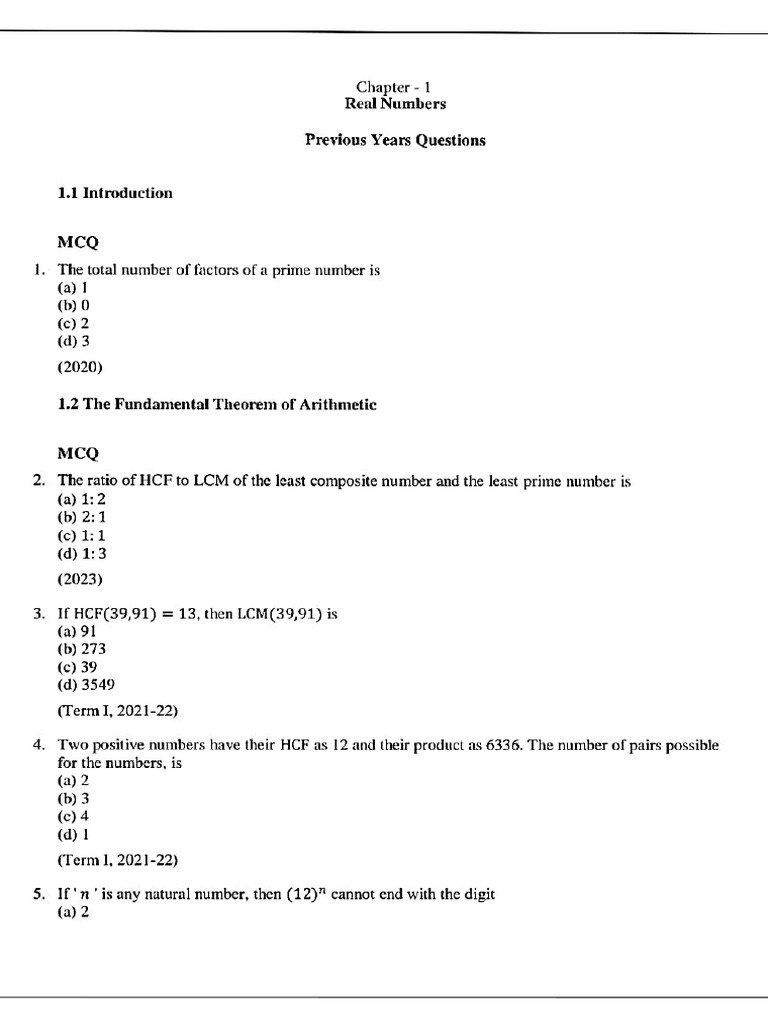 Math Worksheet No 1 Real Numbers | PDF