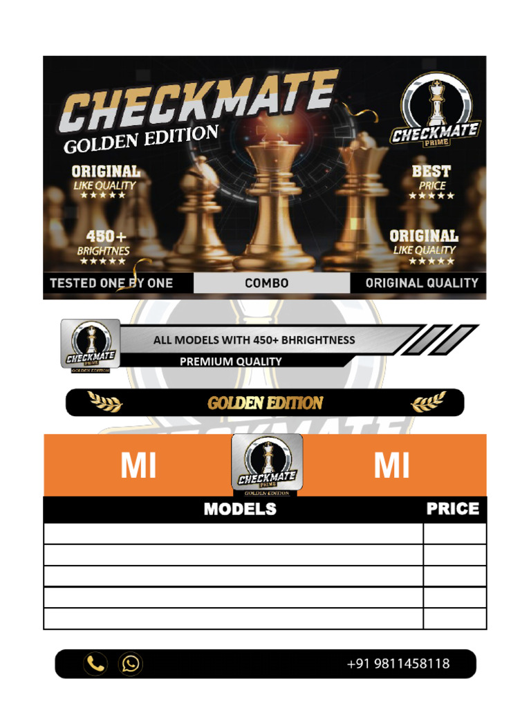 Price List for Premium Models | PDF