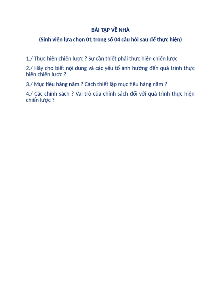 Bã I Táº P Vá Nhã Thá C Hiá N Chiáº N Læ á C 2 Pdf