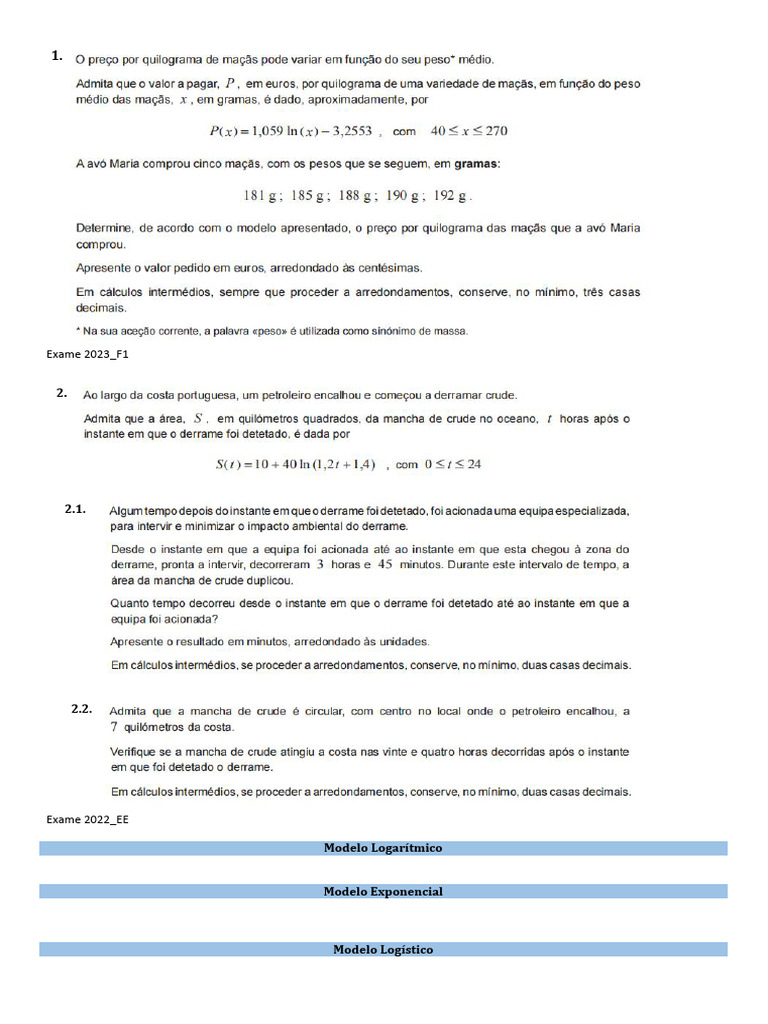 Modelo Logaritmico | PDF