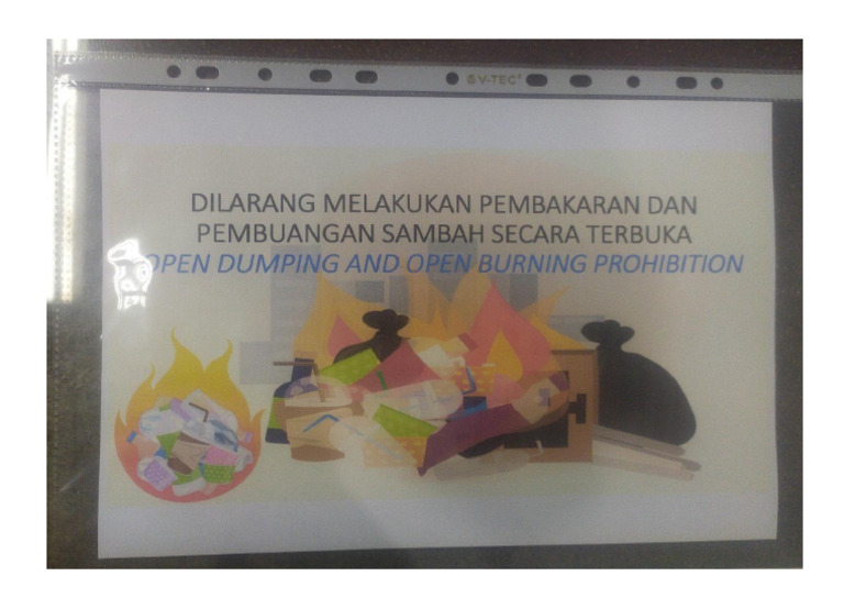 Open Dumping & Open Burning Prohibition Sign | PDF