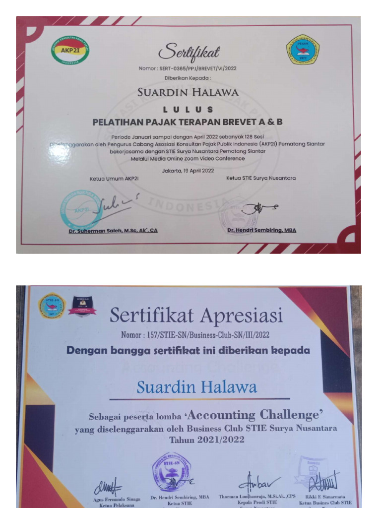 Sertifikat Compressed | PDF