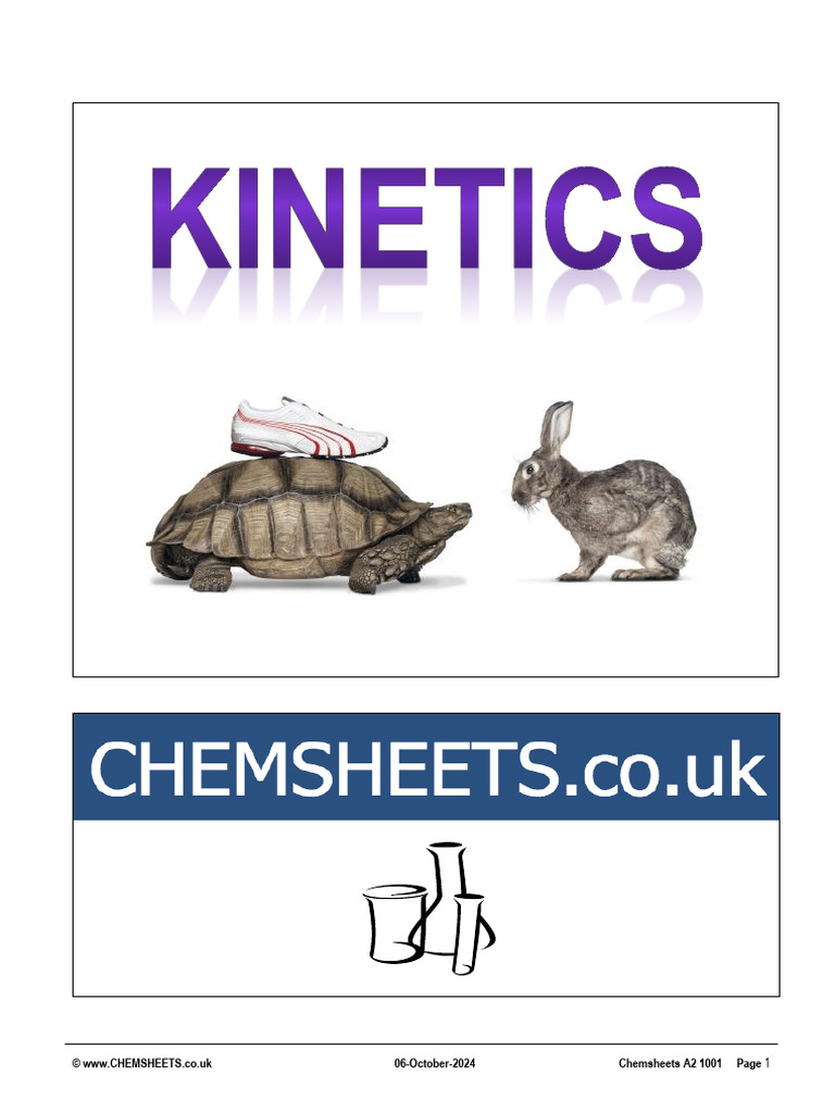 A2 Kinetics Overview and Rate Calculations | PDF | Reaction Rate ...
