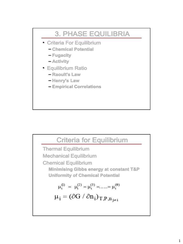 Phase Equilibria in Chemical Engineering | PDF | Chemical Equilibrium ...