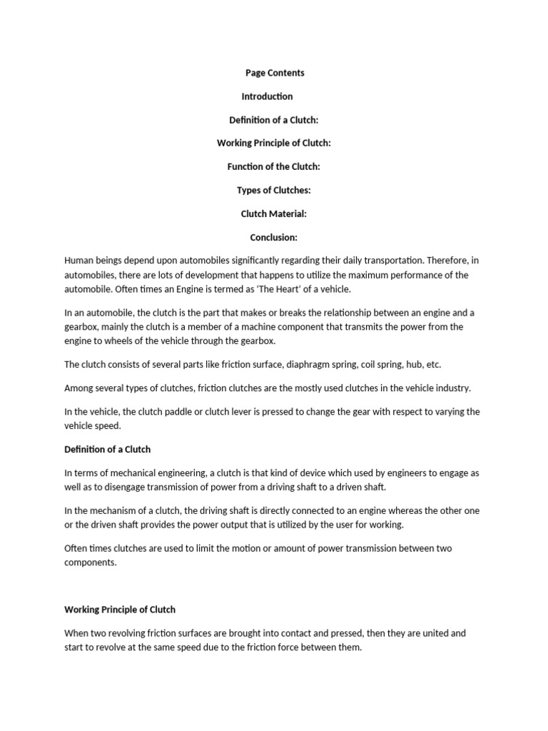 Human Beings de-WPS Office | PDF | Clutch | Manufactured Goods