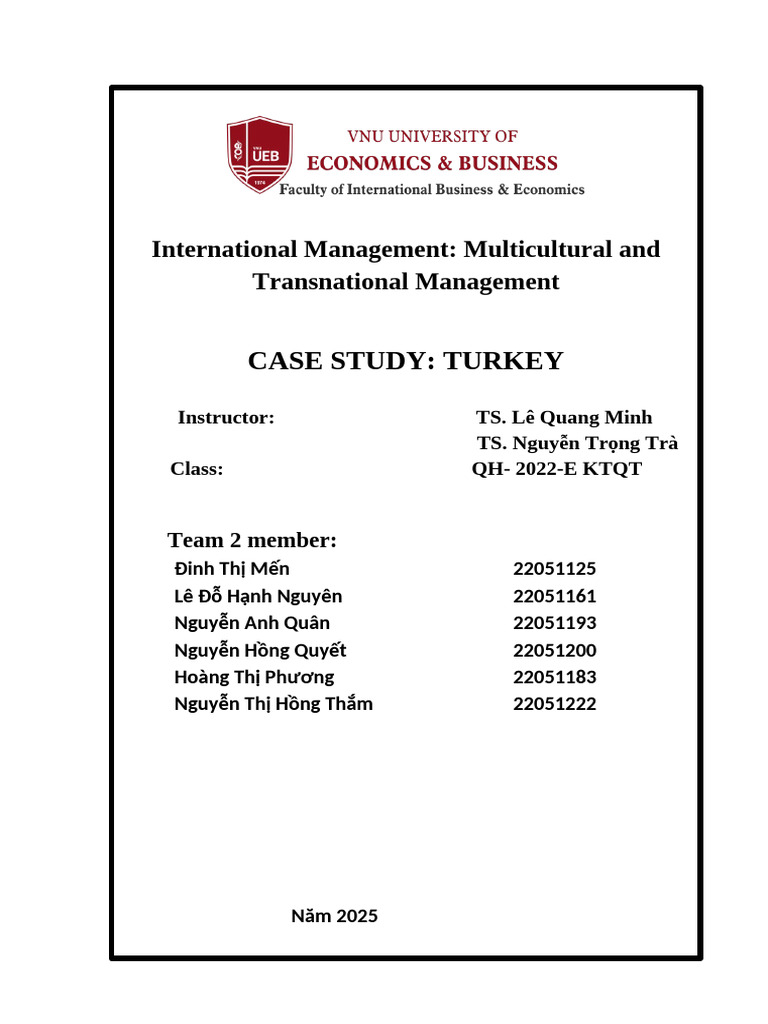 Report Case Study Turkey | PDF | Inflation | Macroeconomics