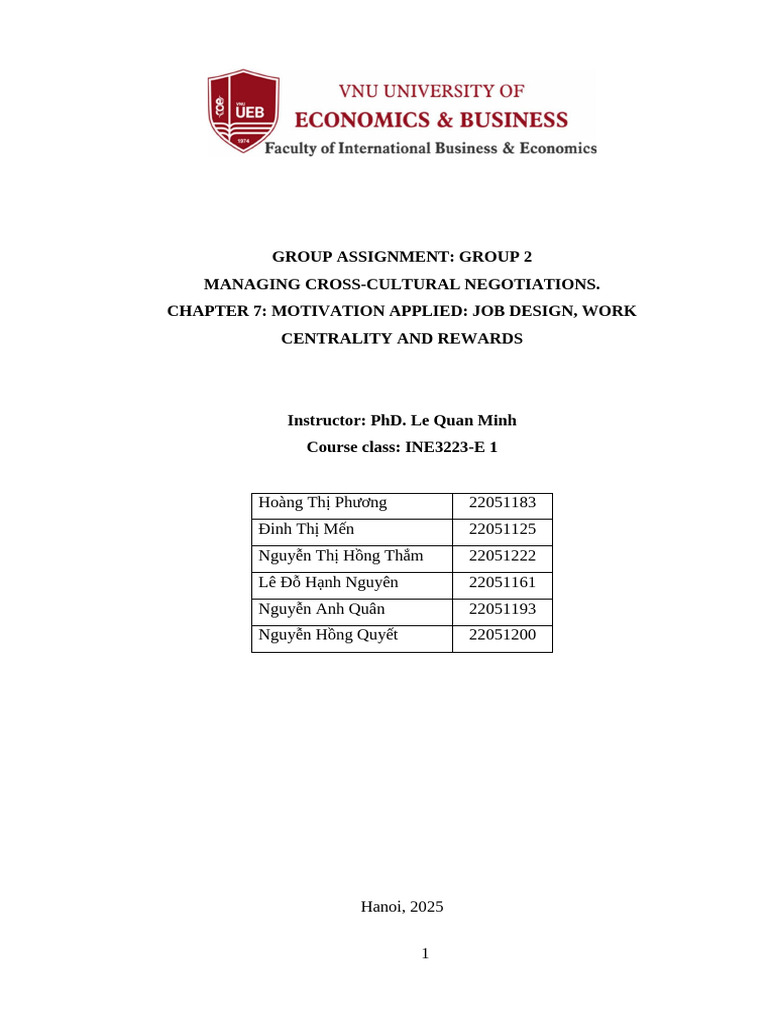 Nhóm-5. - QTri Đa | PDF | Compensation And Benefits | Motivation