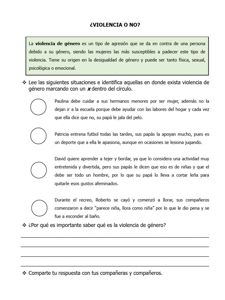 La Niñez Unida Contra La Violencia De Genero Pdf Violencia Género