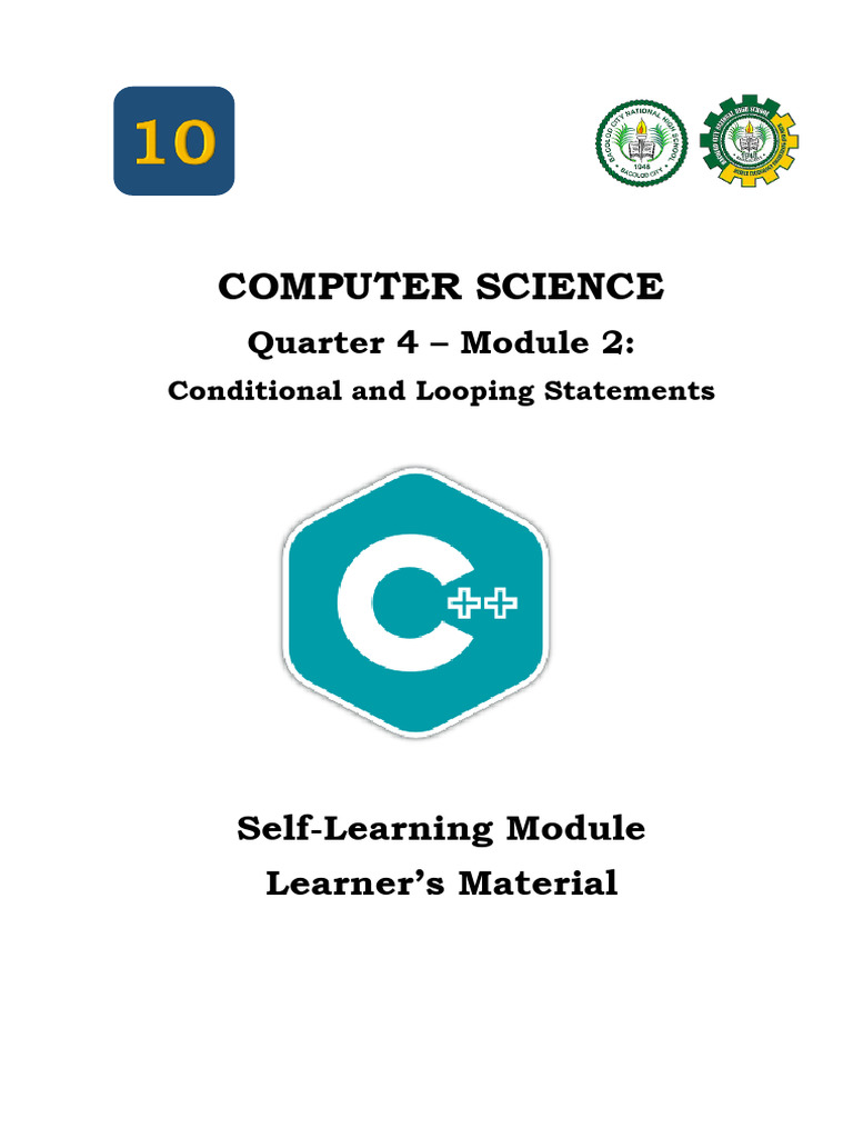Grade 10 Q4 Module 1 2 Conditional Loop | PDF | Control Flow | Namespace