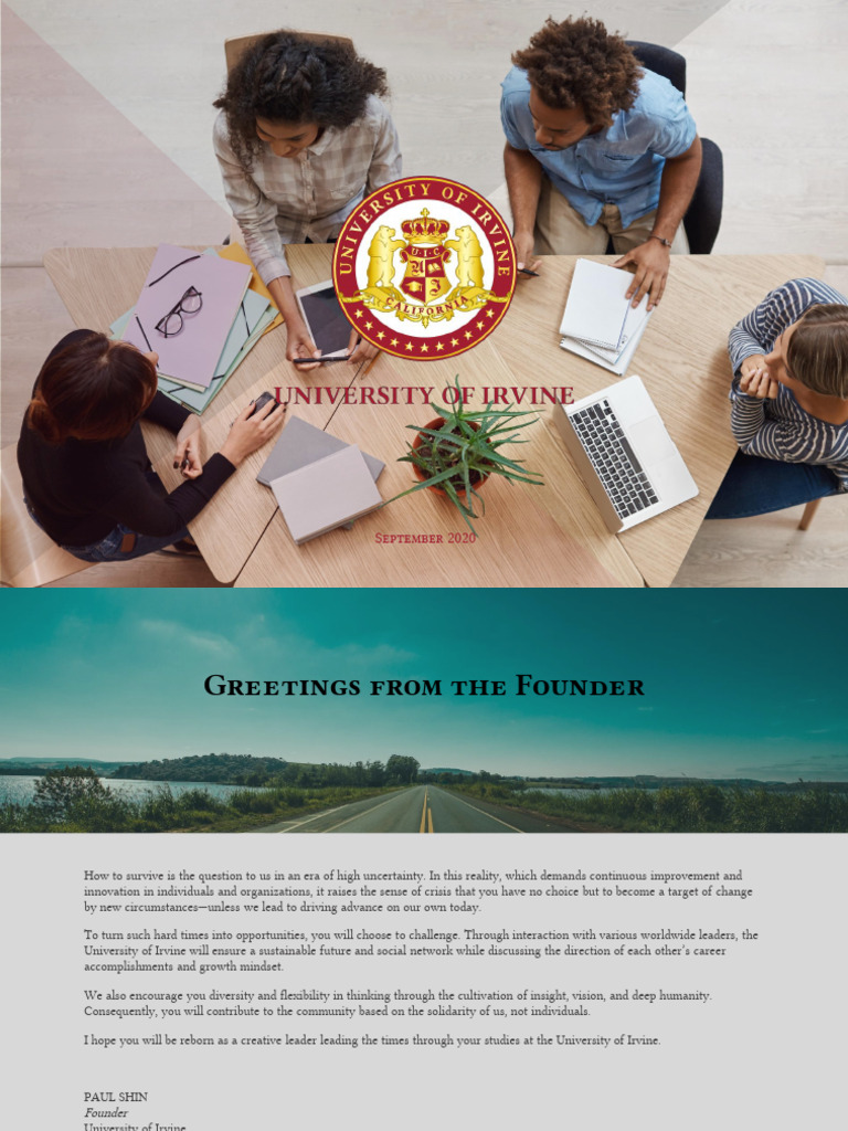 University of Irvine UI Brochure | PDF | Data Science | Analytics