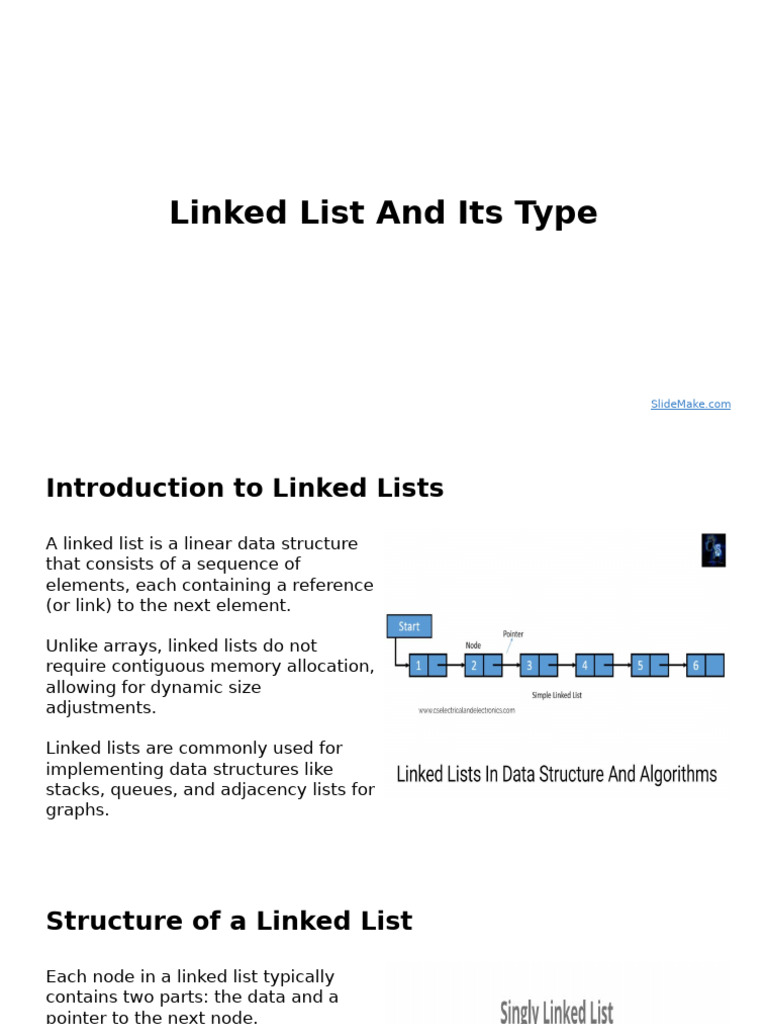 Linked List and Its Type | PDF