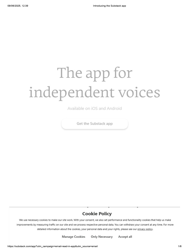 Introducing The Substack App | PDF | Mobile App | Mobile Software