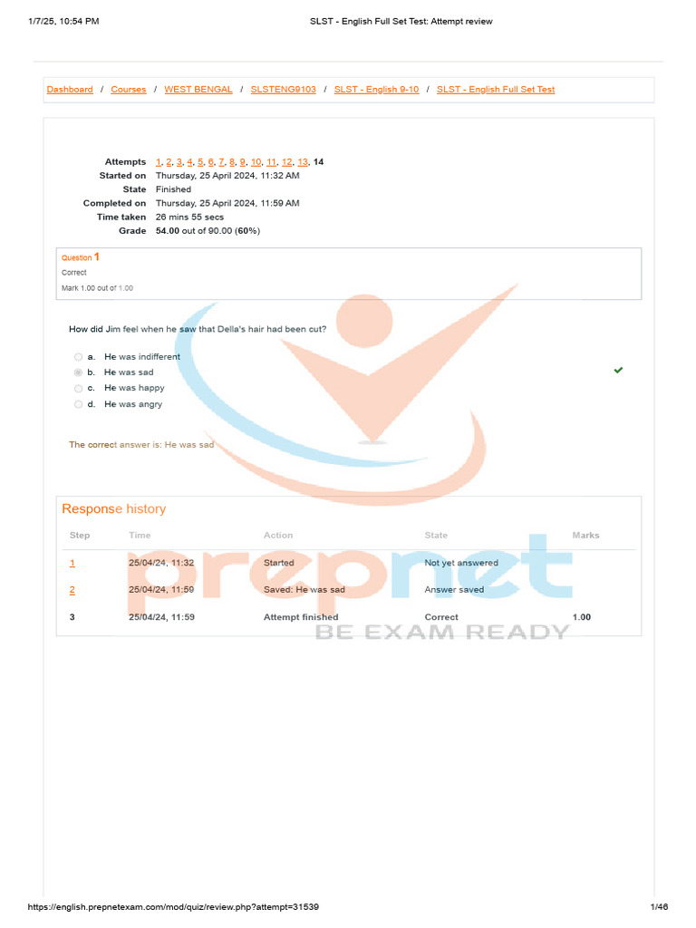 SLST English Practice Test Overview | PDF | Grammar | Linguistics