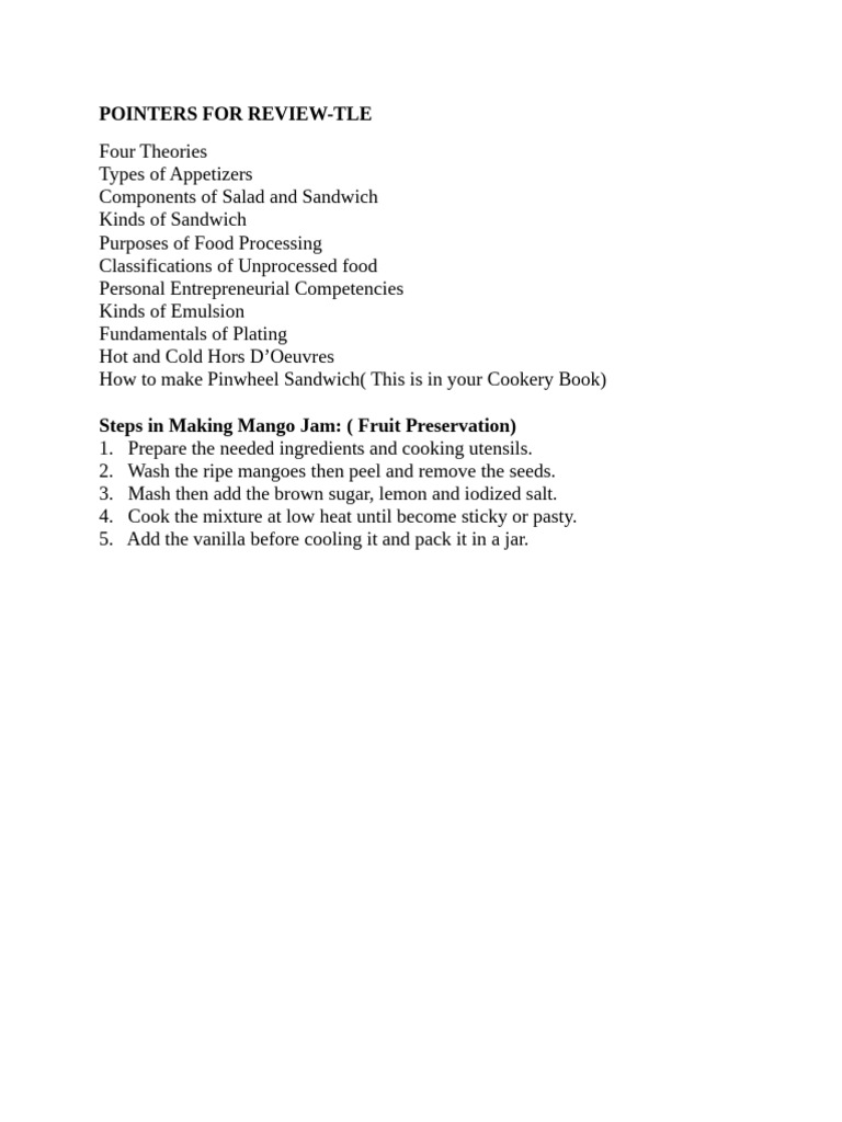 Pointers For Review Fourth Quarter | PDF
